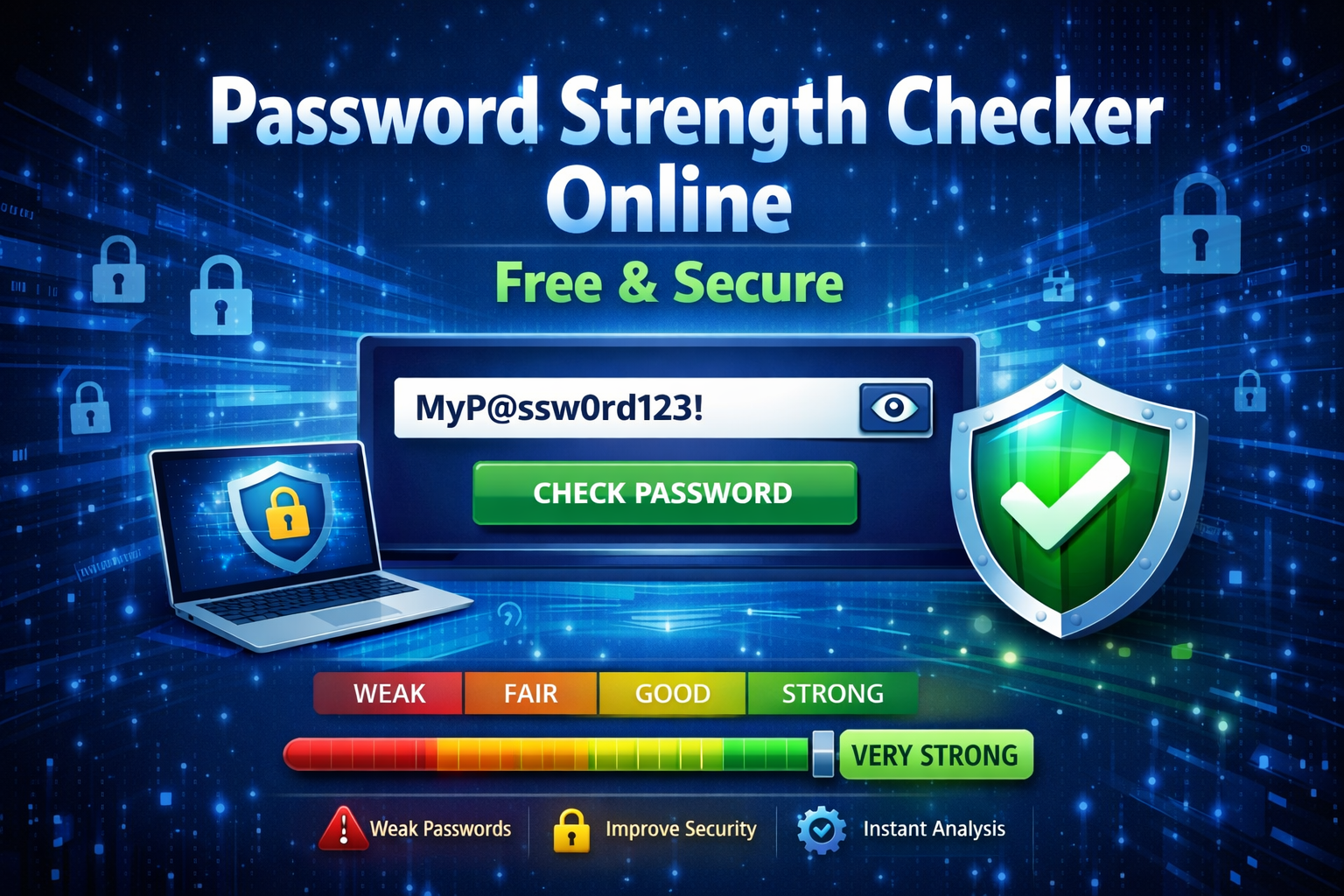 Password Strength Checker Online - Free & Secure 1 – quax.online